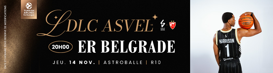 Match LDLC ASVEL - CHOLET à Villeurbanne @ Astroballe - Billets & Places