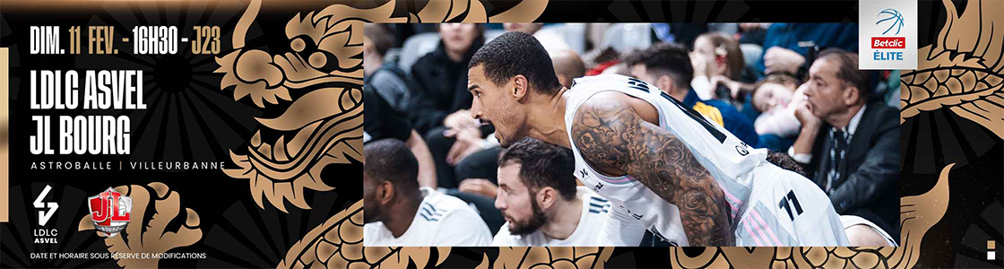 Match LDLC ASVEL - CHOLET à Villeurbanne @ Astroballe - Billets & Places