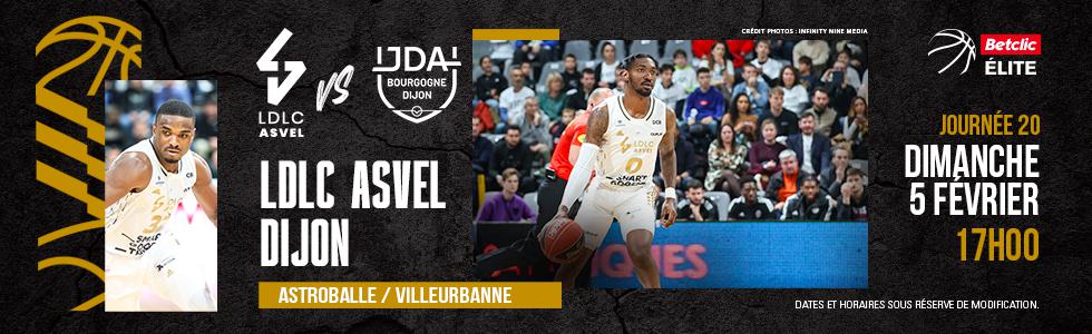 Match LDLC ASVEL - NANCY à Villeurbanne @ Astroballe - Billets & Places